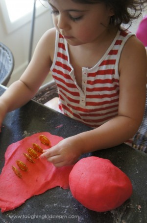Playdough inspired by Chinese New Year - Laughing Kids Learn