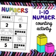 Number counting 1 - 10 activity pages - Laughing Kids Learn