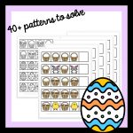 Easter pattern cards for kids - Laughing Kids Learn