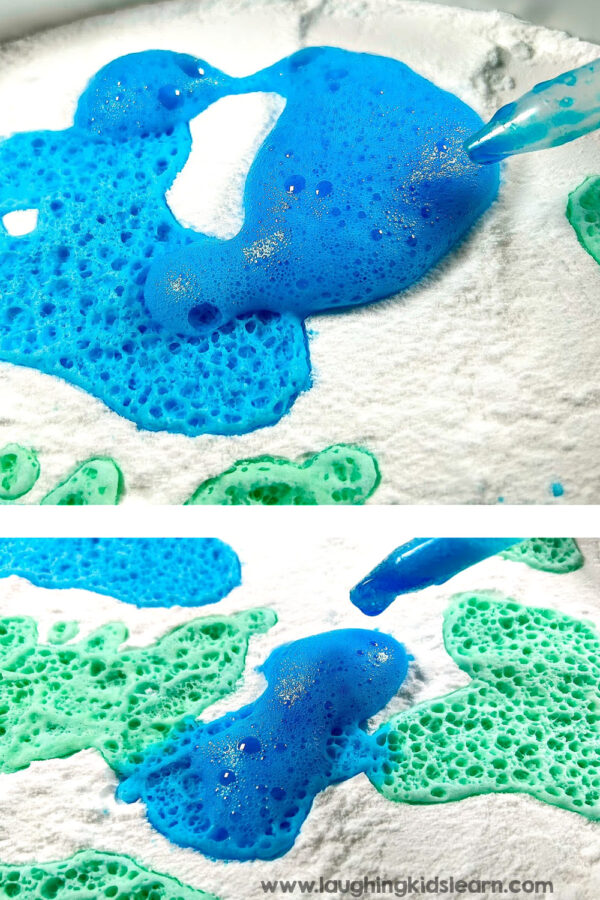 Earth Day Fizzy Science Activity for Kids - Laughing Kids Learn